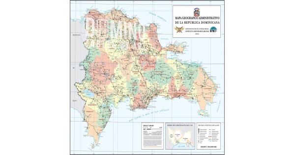 Dominican Map Domino Table
